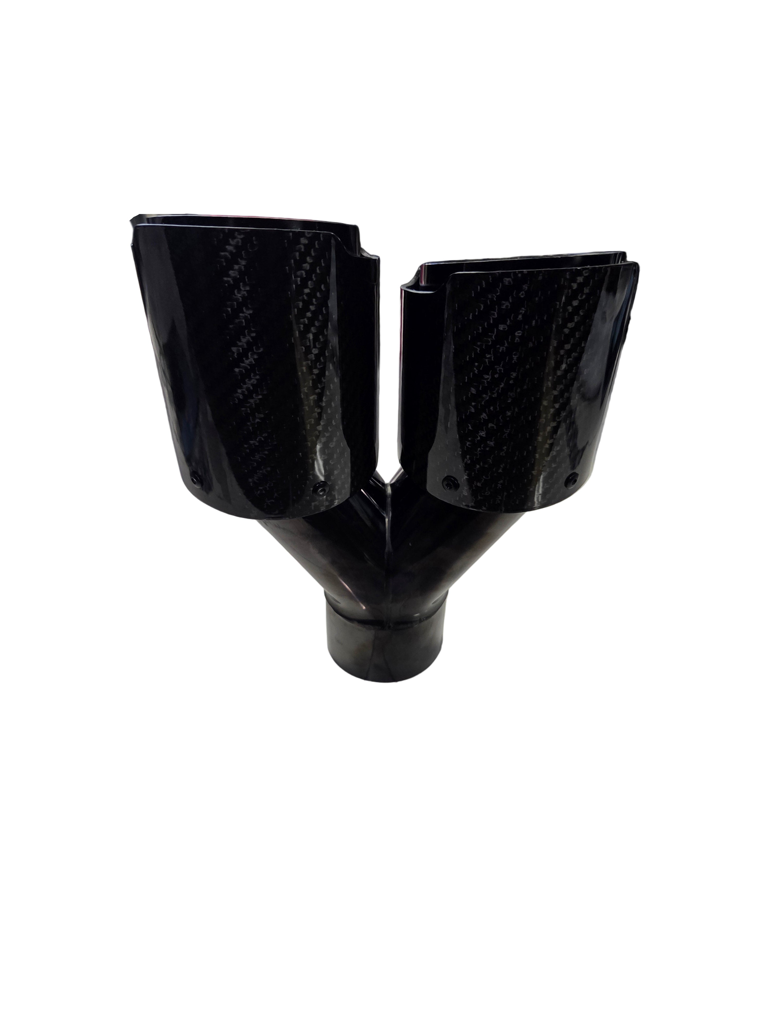 Carbon Fiber Double Tip (Pair) – Topete mufflers